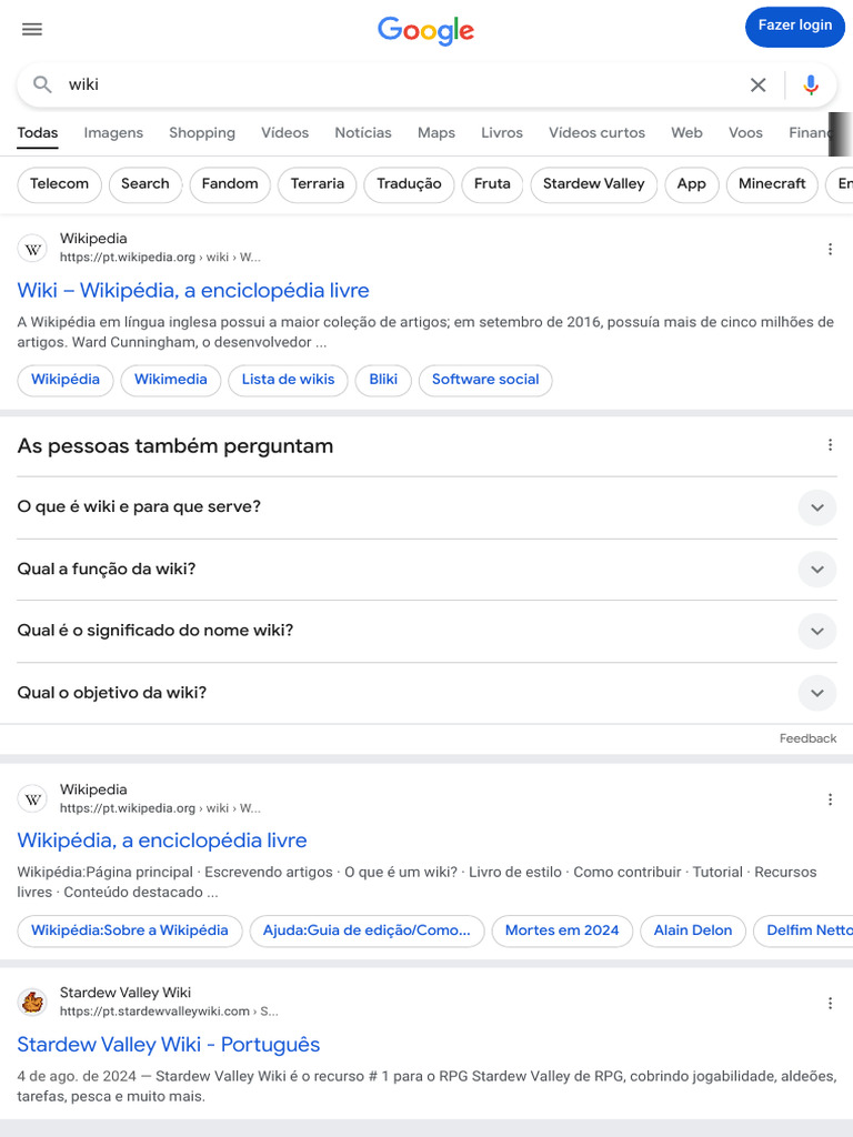 Wiki - Pesquisa Google | PDF