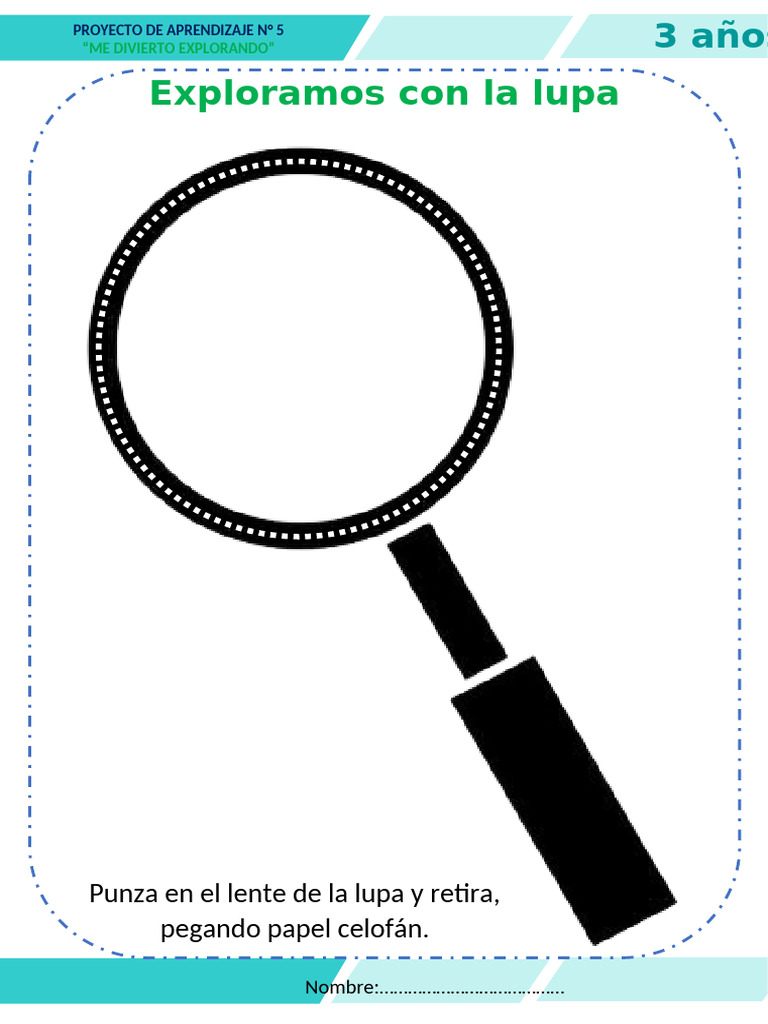 S20-08-08-2024-Ficha de Aplicación-Jugamos A Explorar Con La Lupa | PDF