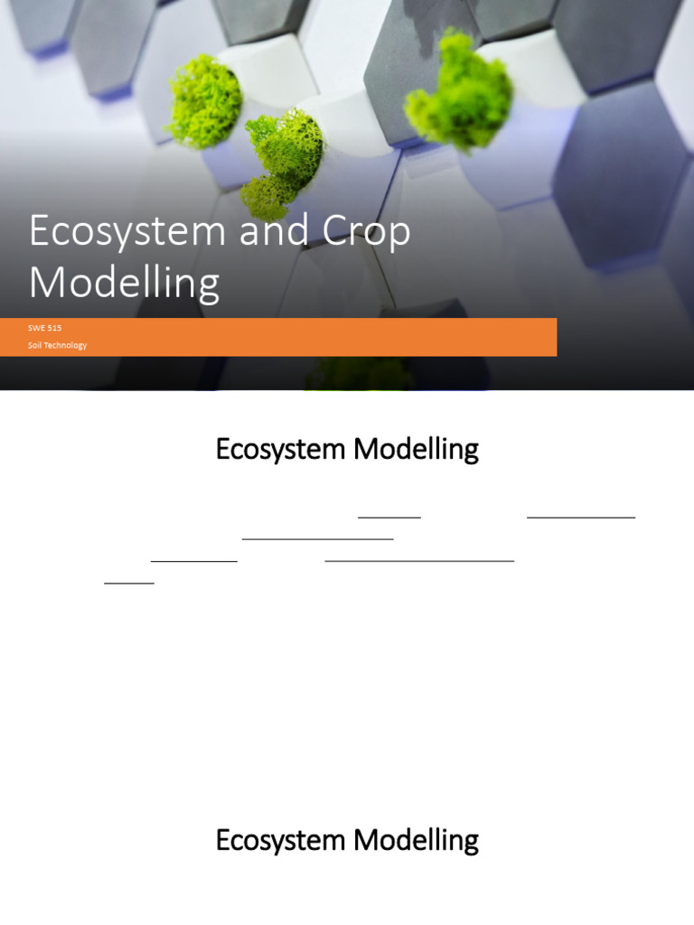 SWE 308 Ecosystem Modelling | PDF