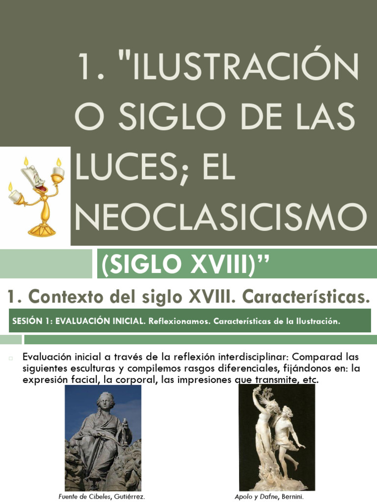 S Xviii Ilustración O Neoclasicismo Pdf