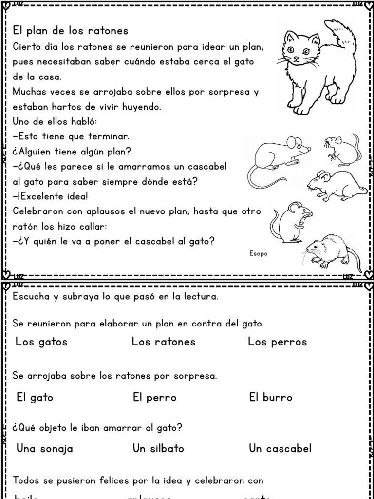 275 Lectura El Plan de Los Ratones | PDF 275 Lectura El Plan de Los Ratones | PDF