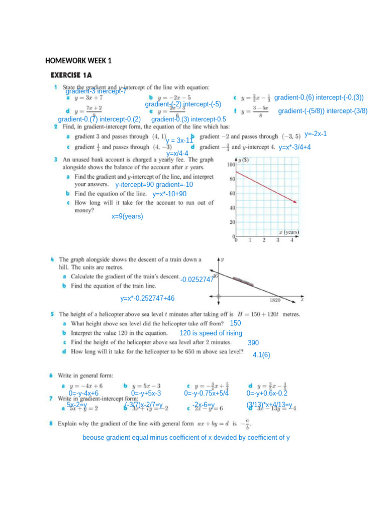 Homework Week 1 | PDF