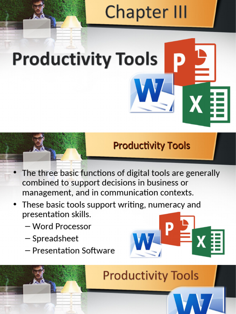 LESSON 3 Productivity Tools | PDF