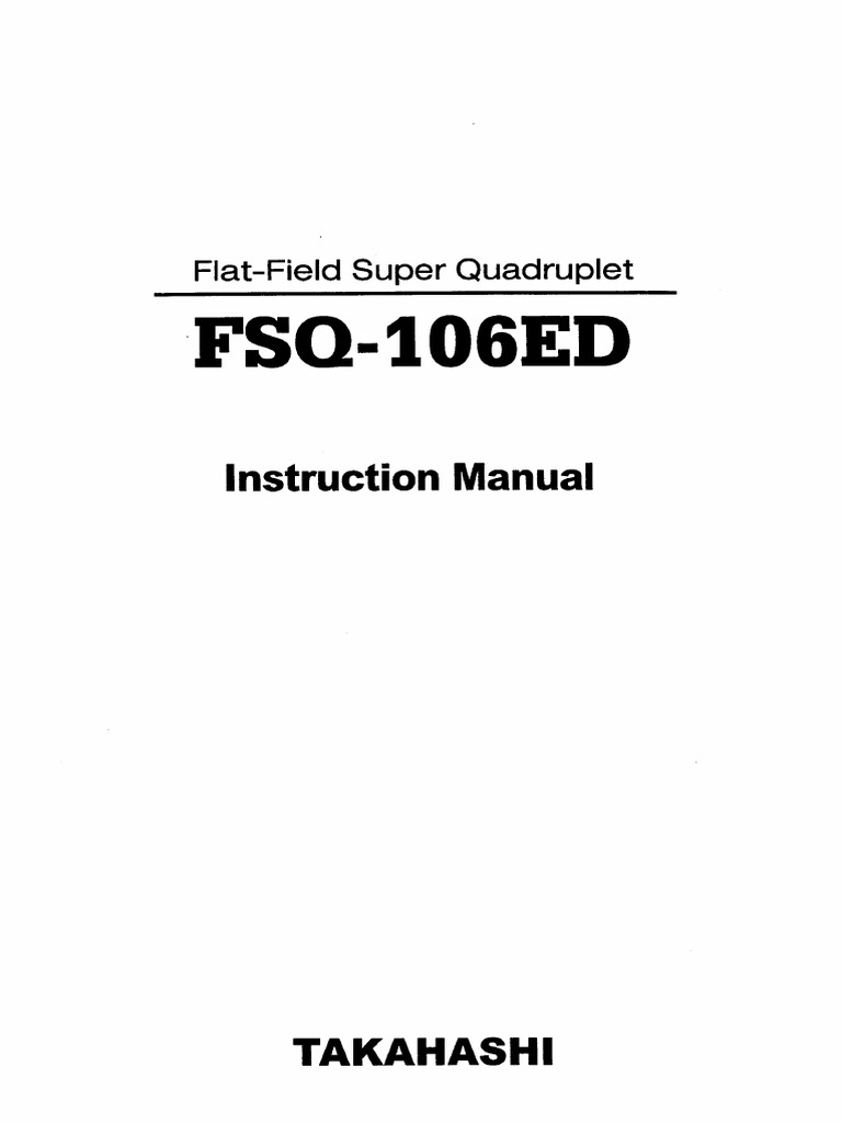 FSQ-106ED_instruction_manual_EN | PDF