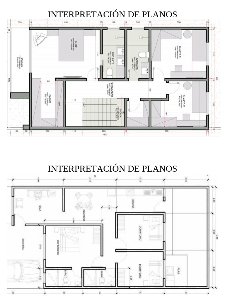 INTERPRETACIÓN DE PLANOS ARQ | PDF