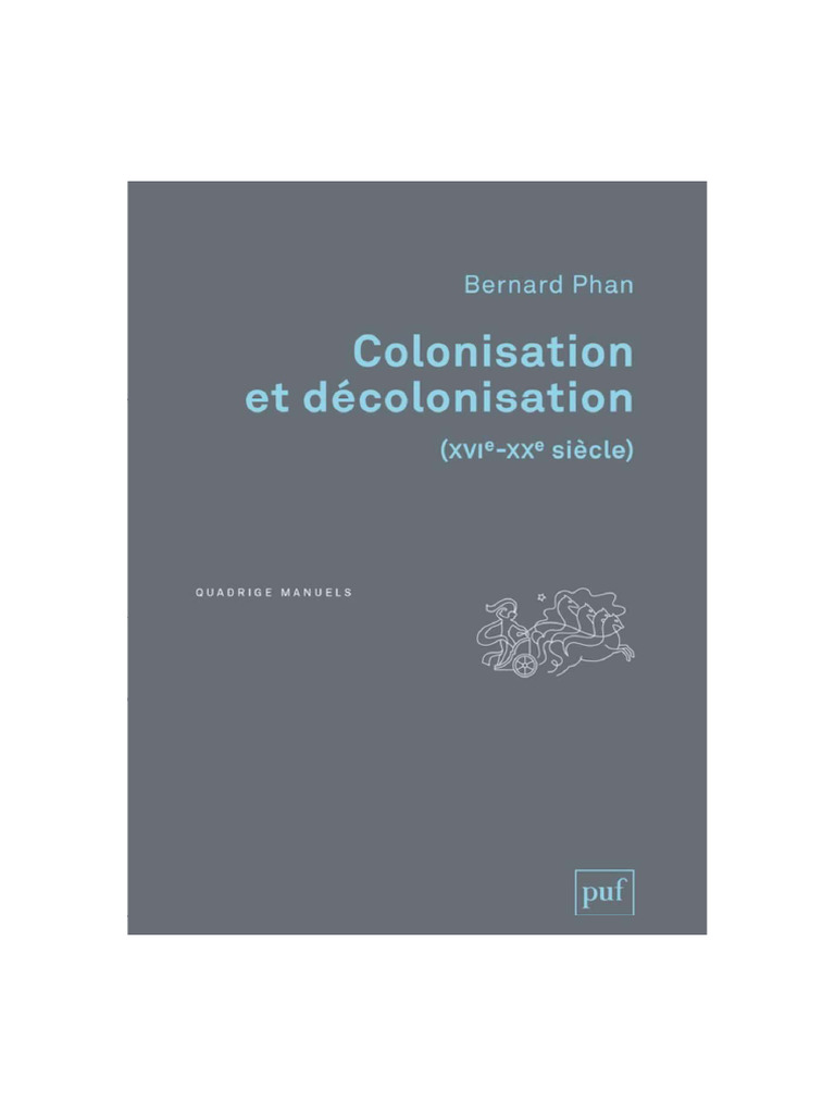 Bernard Phan ou le système de colonisation et de décolonisation | PDF