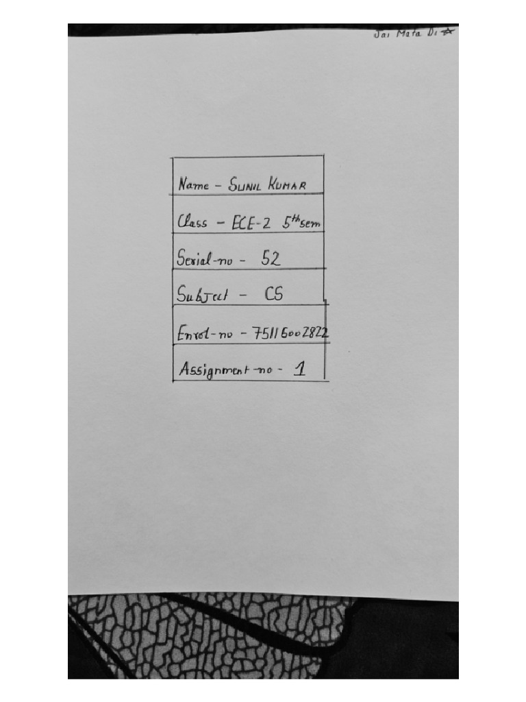 Control System Assignment No.1 | PDF