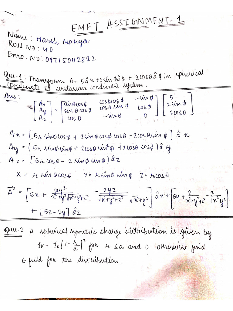 Harsh Morya EMFT 1 | PDF