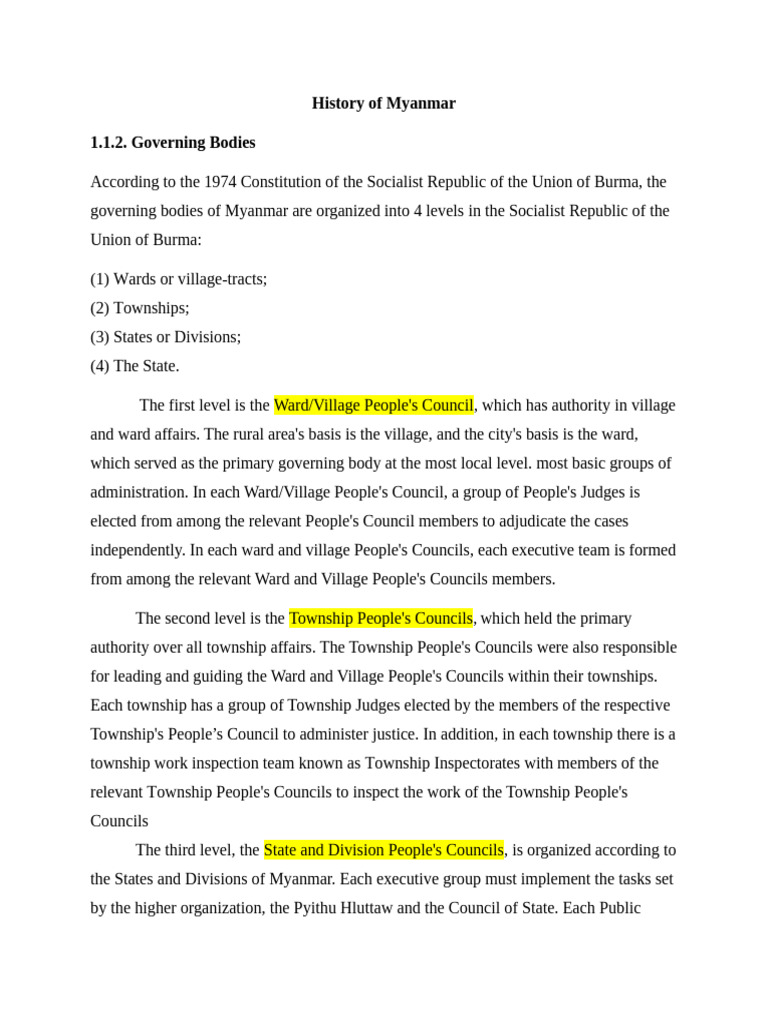 Governing Bodies | PDF