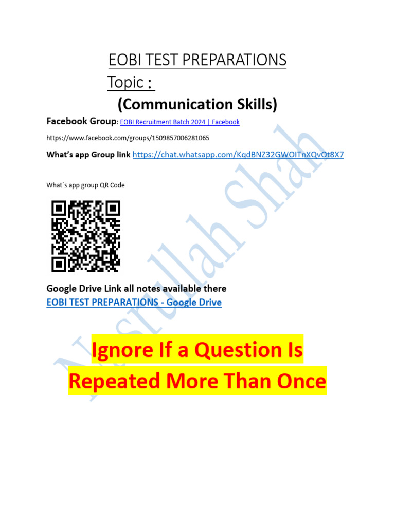 Communication SKILL Important Questions | PDF | Communication ...
