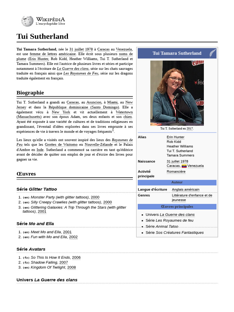 Tui Sutherland | PDF