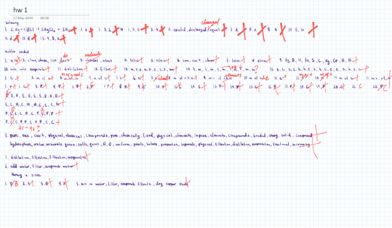 HW Chem Checked | PDF
