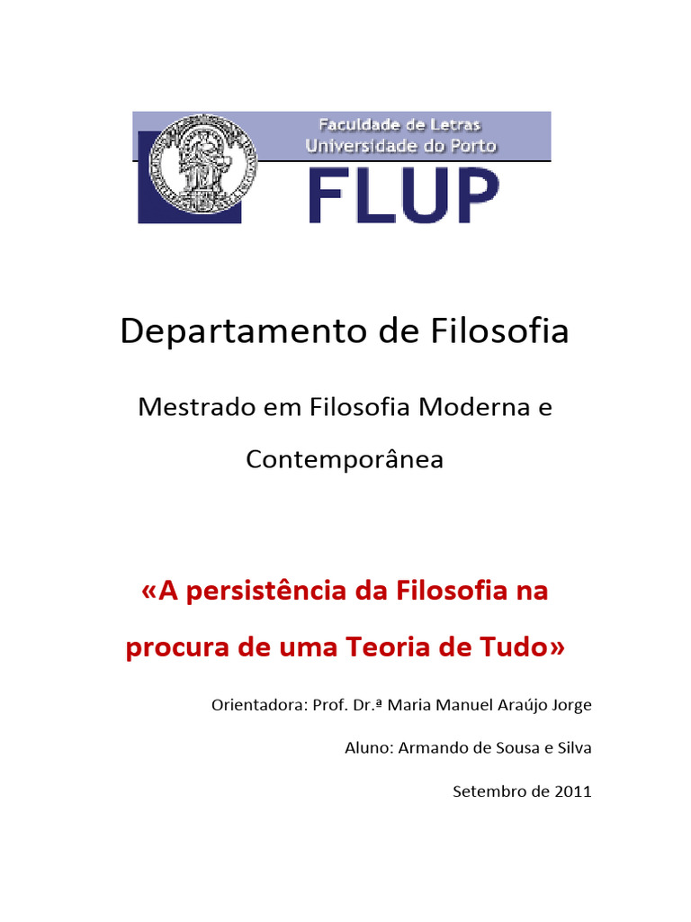 Teoria Do Tudo | PDF