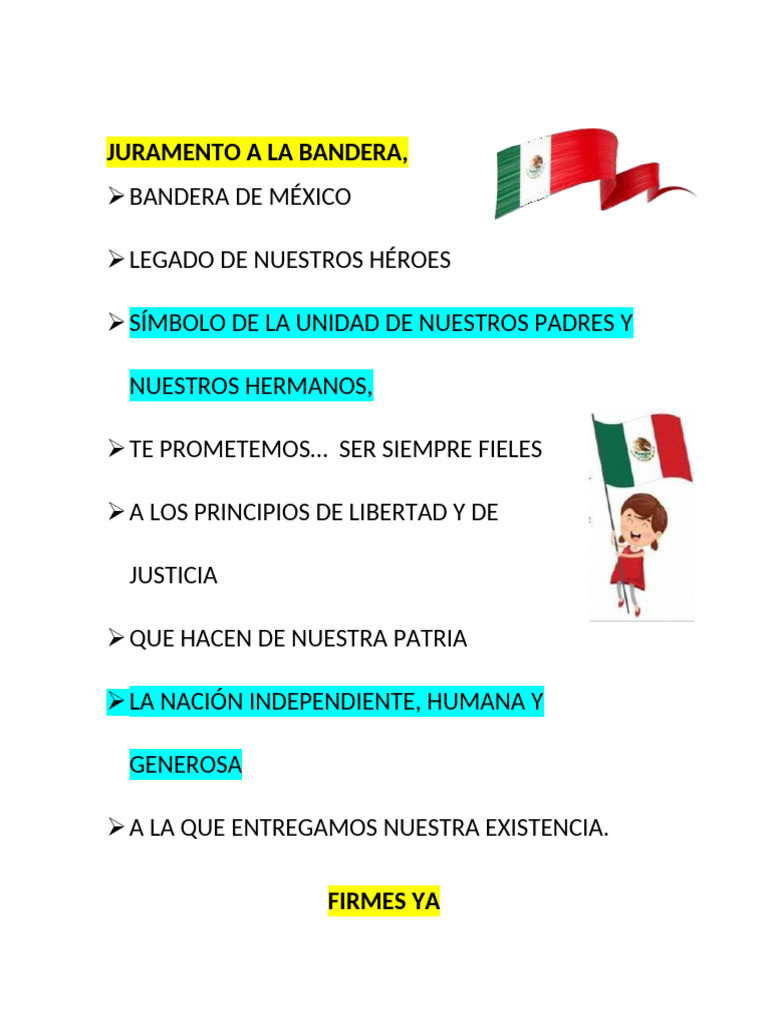 Juramento A La Bandera | PDF | Direito