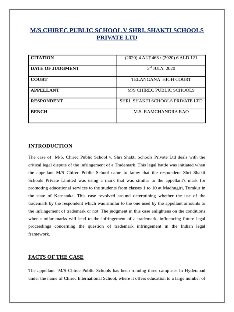LV Case Analysis 1 | PDF