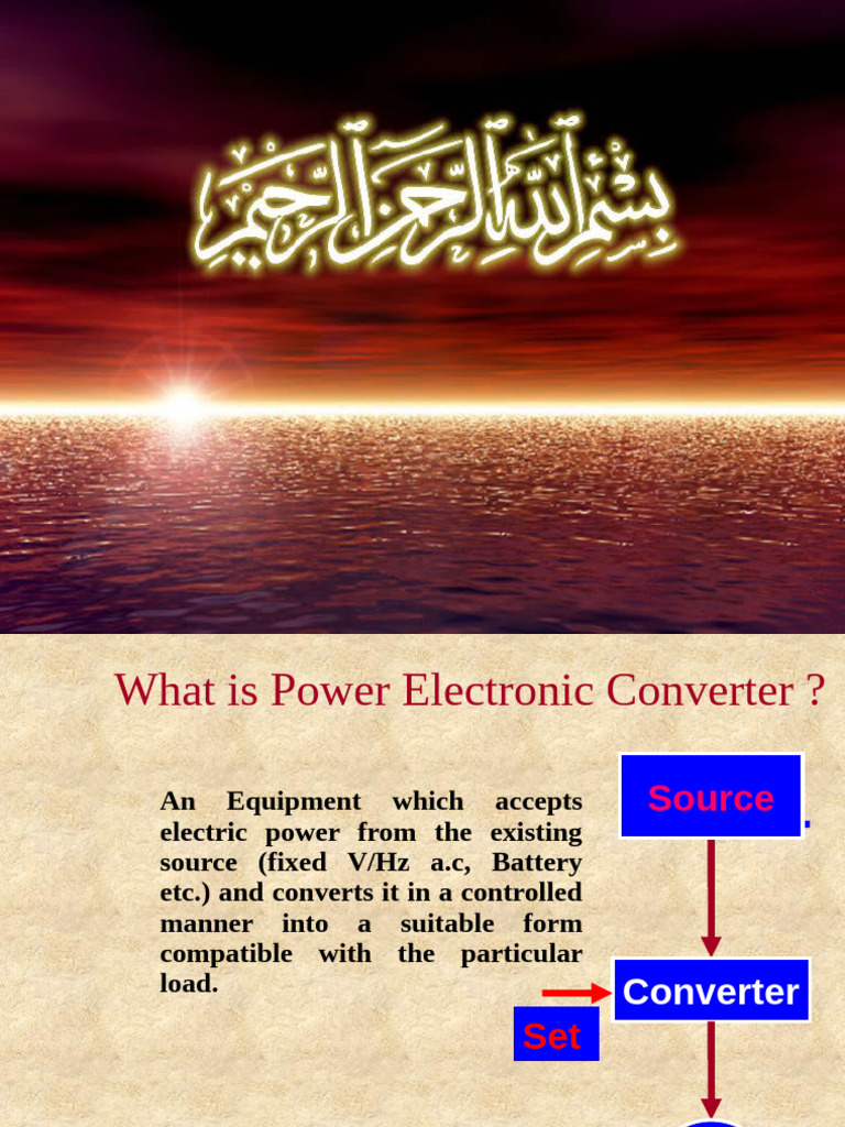 Lecture 13 - Power Electronic Convertor | PDF Lecture 13 - Power Electronic Convertor | PDF