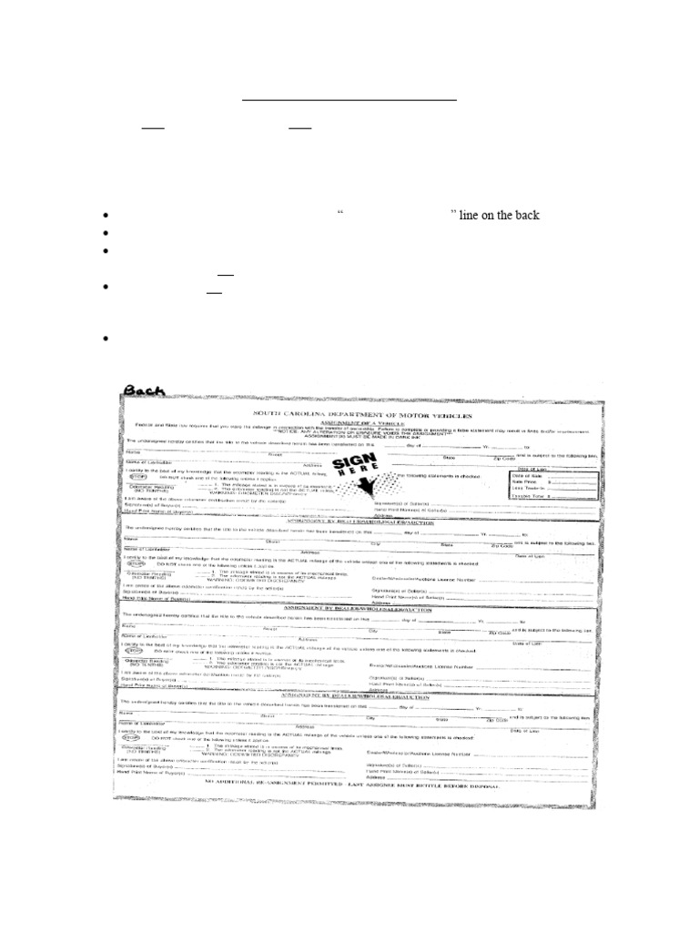 South Carolina - Title Guide | PDF