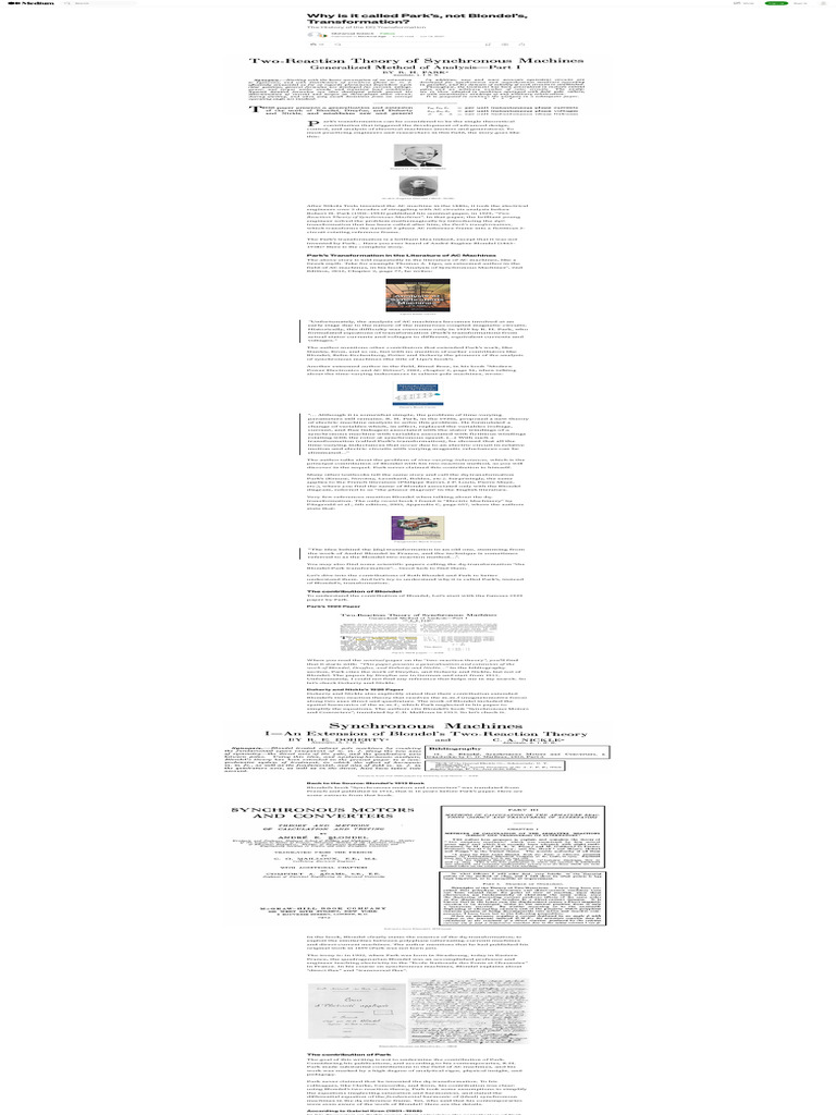 Why Is It Called Park's, Not Blondel's, Transformation? - by Mohamad ...