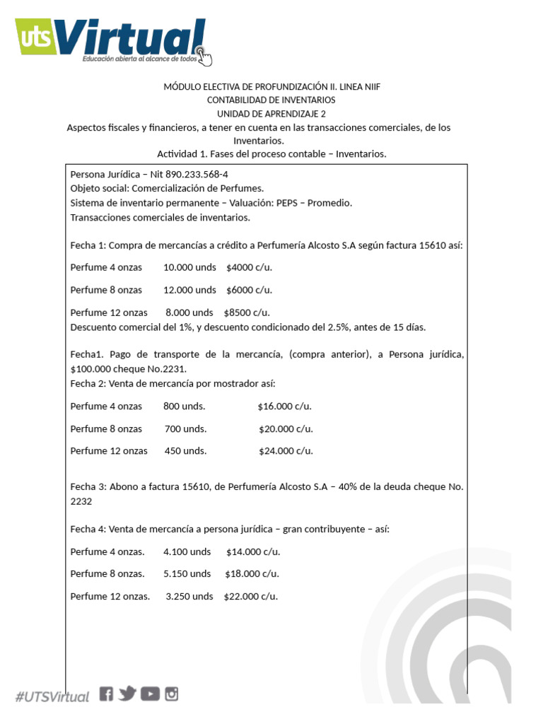 Taller - Ejercicios Unidad 2 | PDF