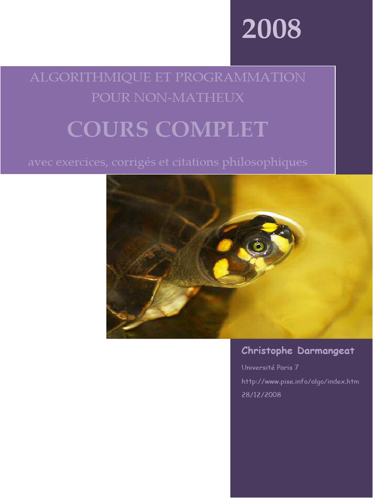 Algorithme Et Programmation (Pour Apprendre La Programmation | PDF