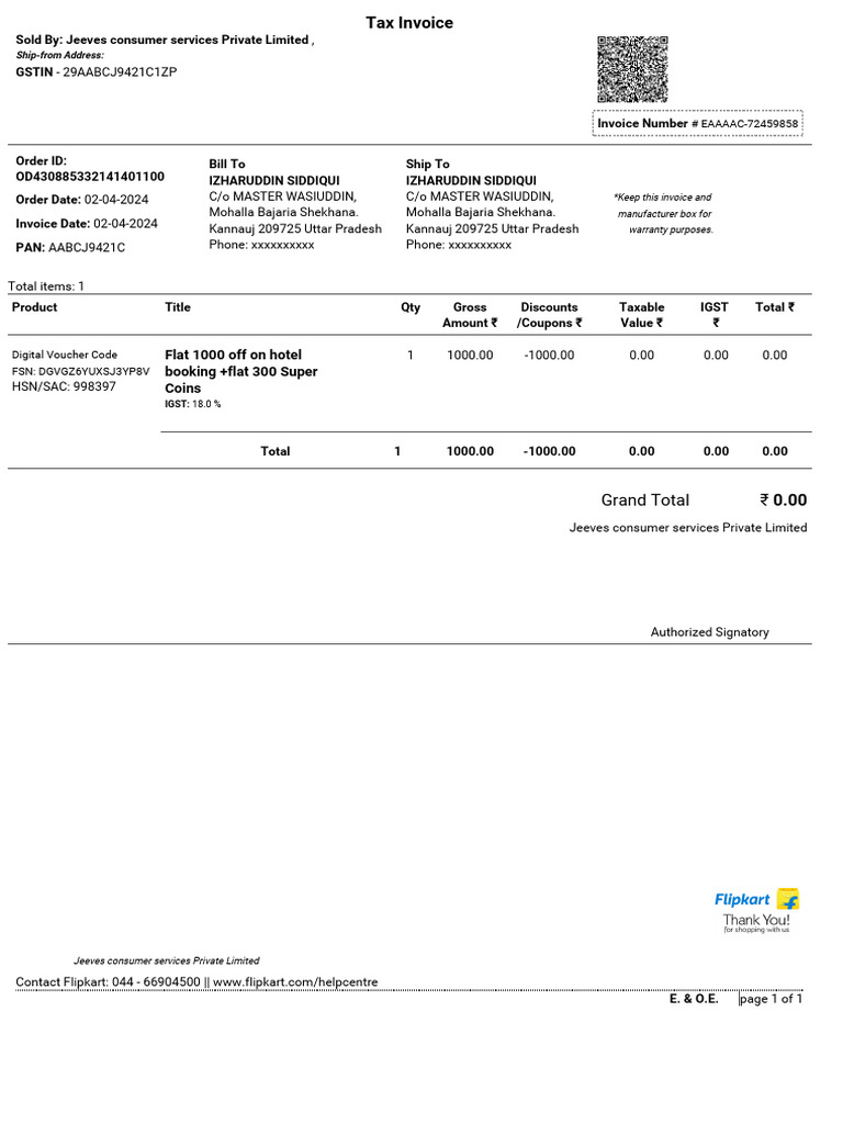 Ac Bill | PDF