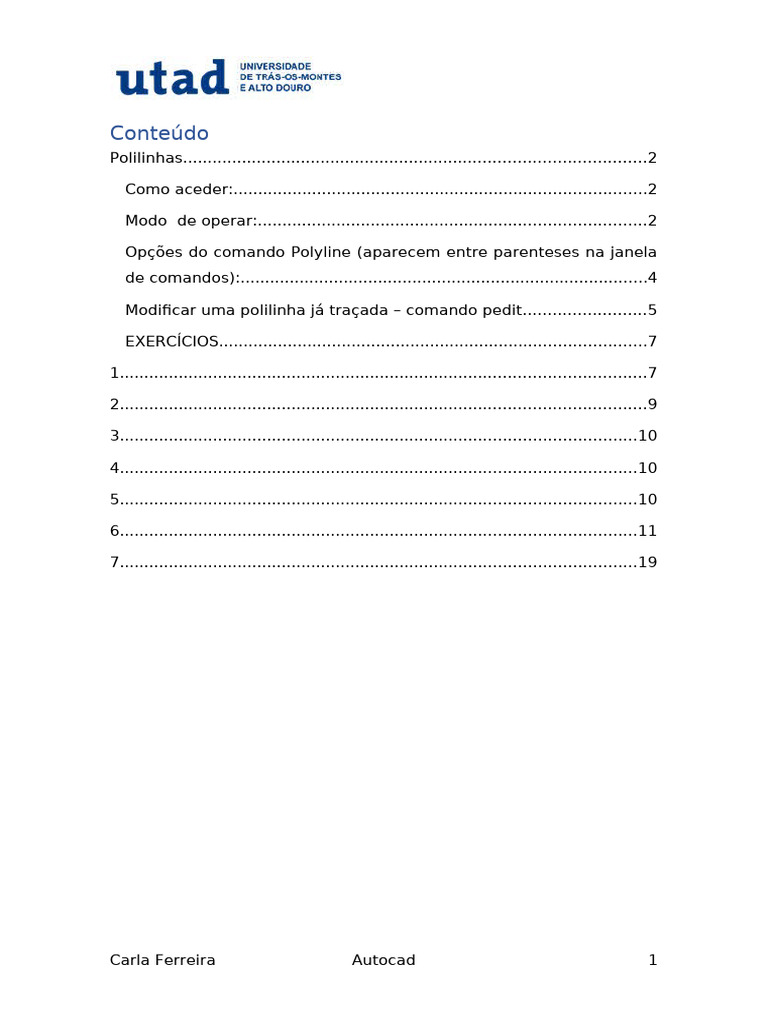 Autocad Polyline Pdf