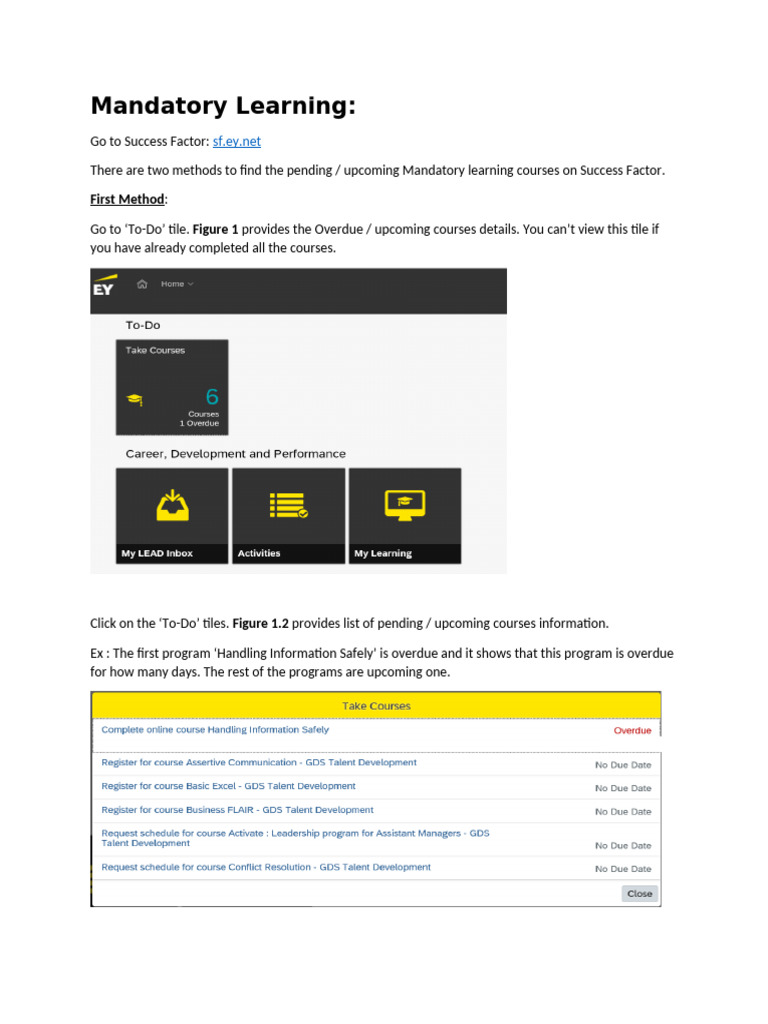 Mandatory _Learning | PDF