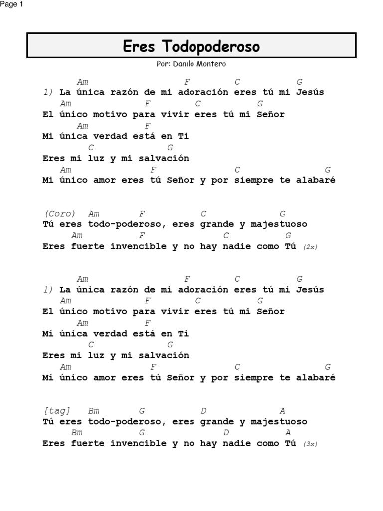 Eres Todopoderoso PDF | PDF