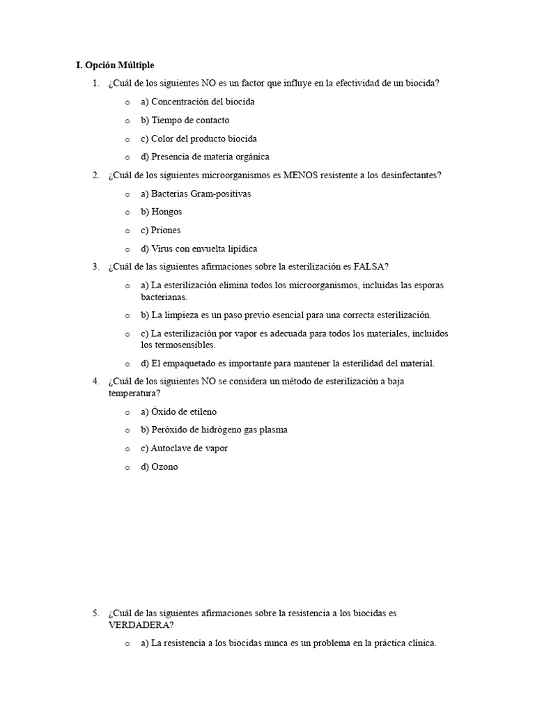 6 Exercicio Cuestionario Parcial 1 Micro | PDF