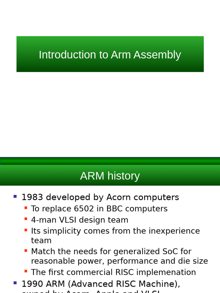 02 Introduction to Assembly v21 | PDF