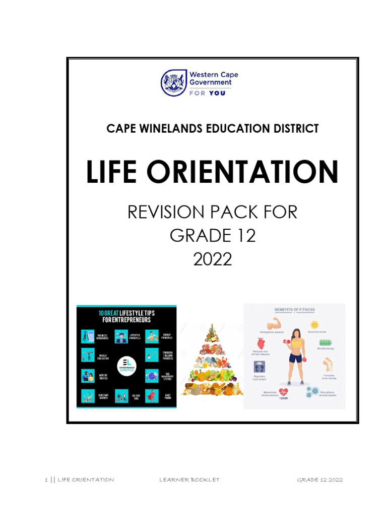 Life Orientation Survival Pack Grade 12 | PDF