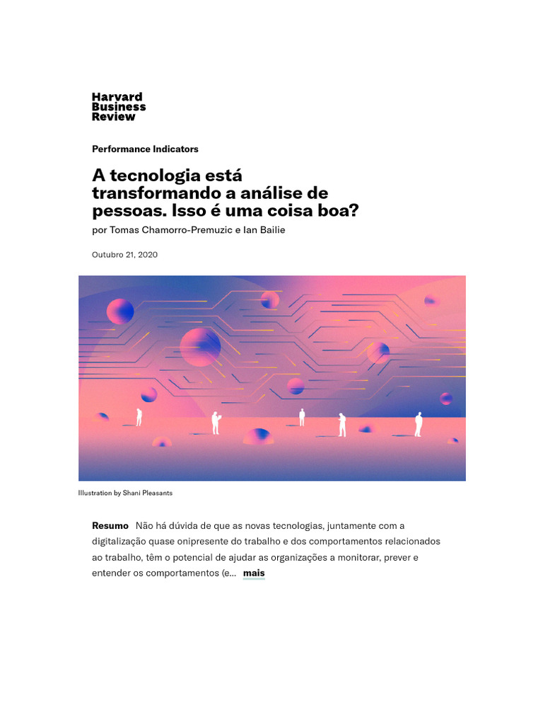 Tech Is Transforming People Analytics. Is That A Good Thing | PDF