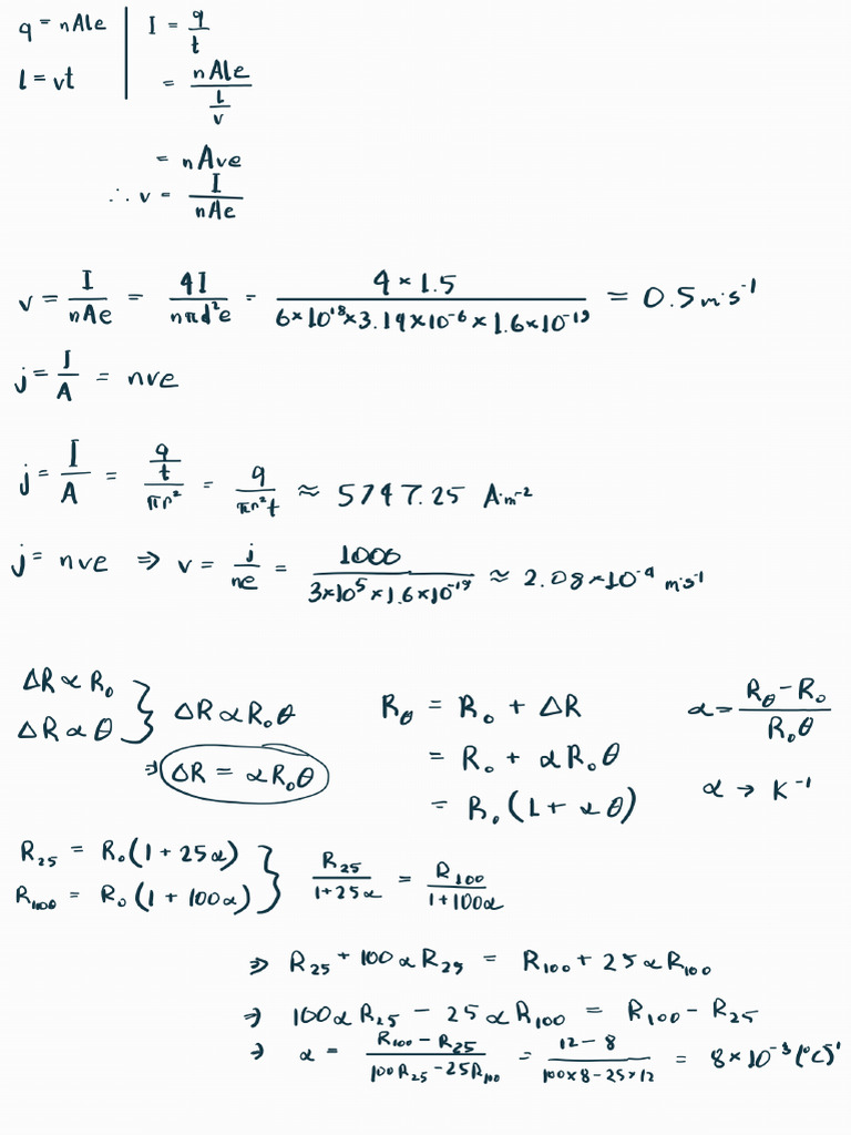 Resistance Physics Electronics | PDF