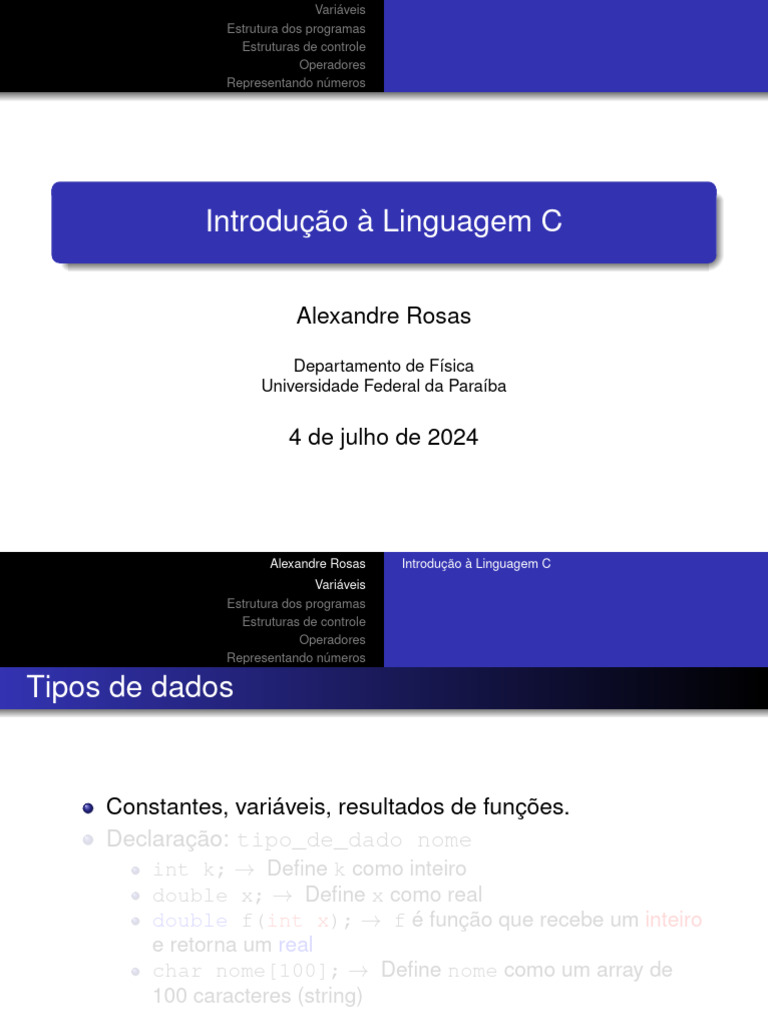 Aula01 Introducao | PDF