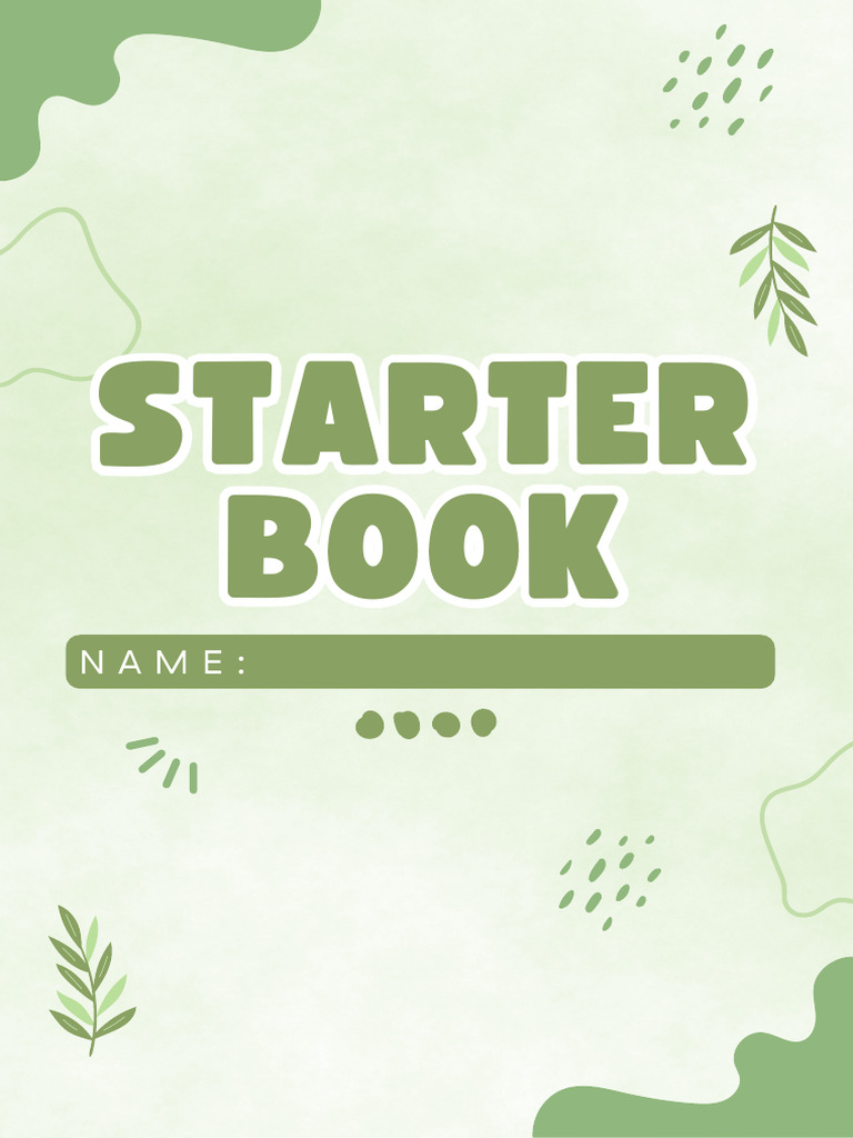 Starter Book | PDF