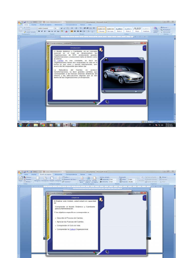 Mundo Dinamico y Cambiante | PDF