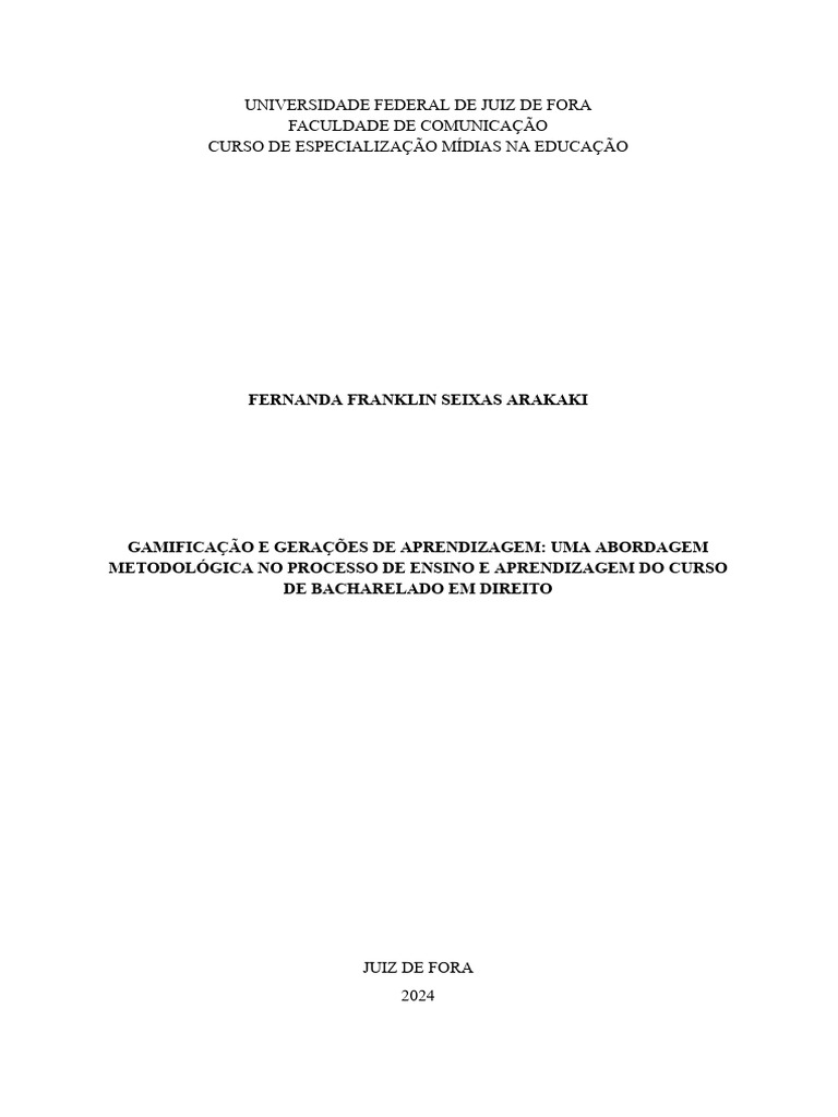 Fernanda Franklin Seixas Arakaki | PDF