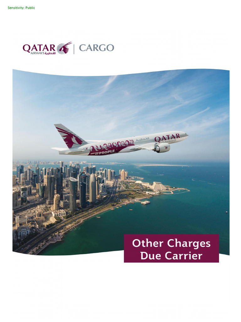 QR Cargo Other Charges Aug-24 | PDF