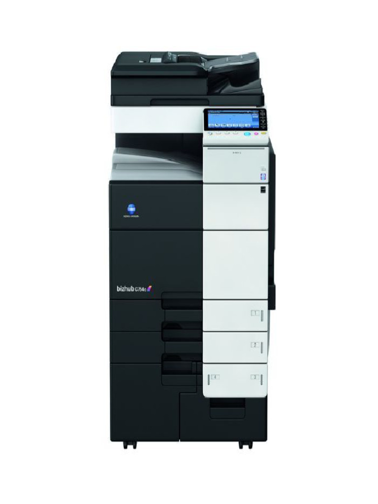 Konica Minolta Bizhub C754E Front | PDF