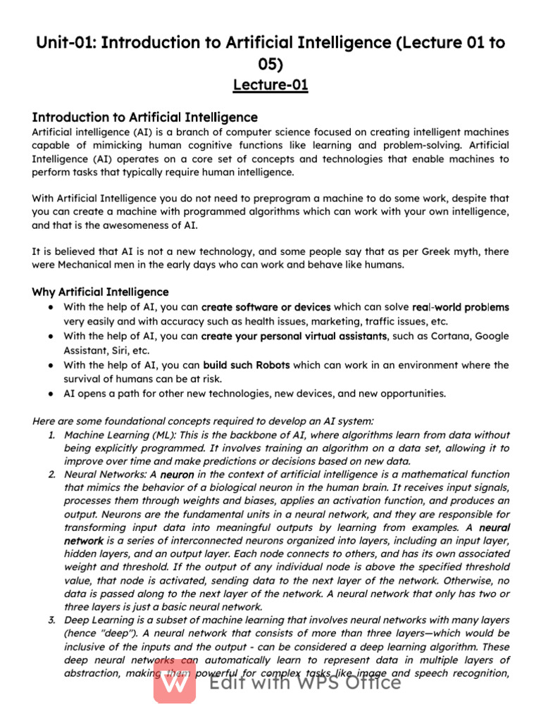 Ai Notes | PDF