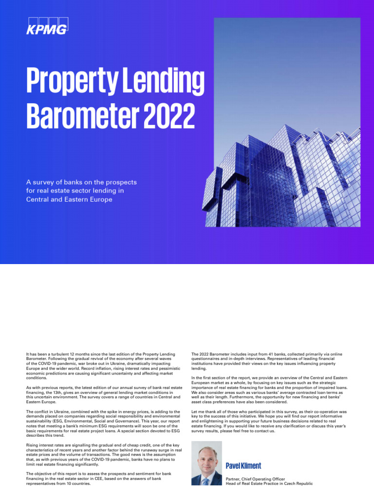 2022 Property Lending Barometer | PDF
