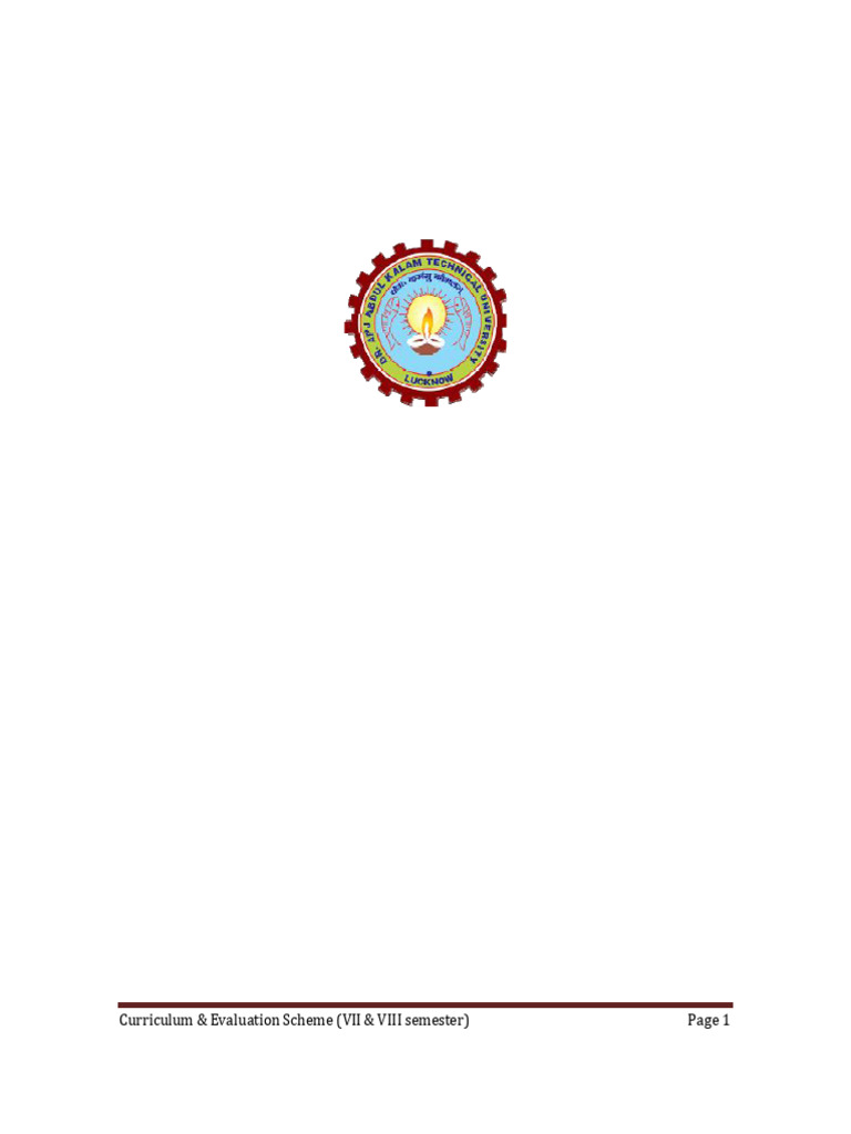 K - SERIES B.Tech. Computer Science and Design Syllabus 4th Year 2024 ...