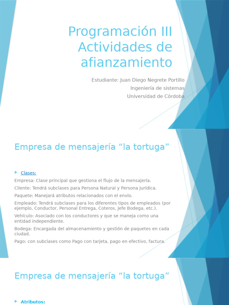 Programación III Clases y Relaciones | PDF Programación III Clases y Relaciones | PDF