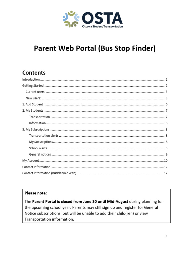 Updated Portal Guide | PDF | Bus | Password