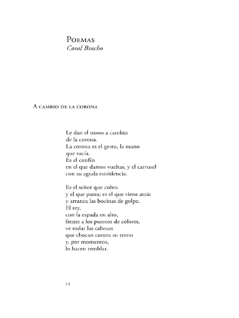 Coral Bracho | PDF