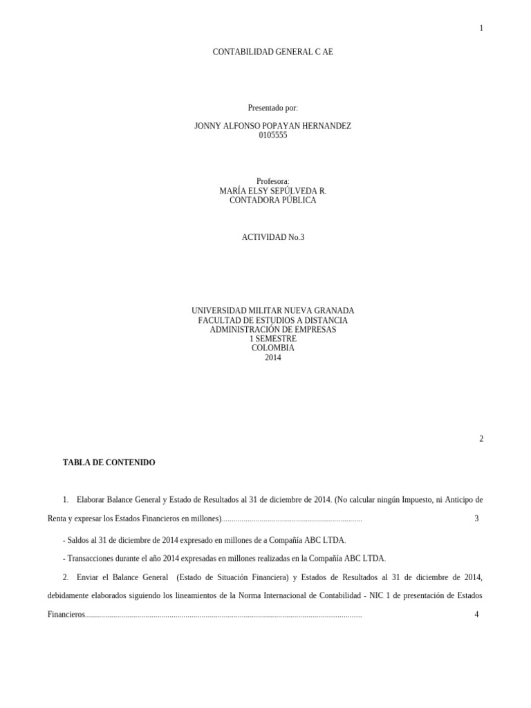 Actividad Complementaria 3 | PDF