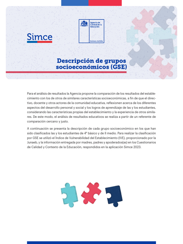Simce+Descripcion+GSE | PDF