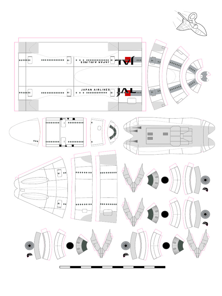 B747-400 JAL Scissors and Planes | PDF