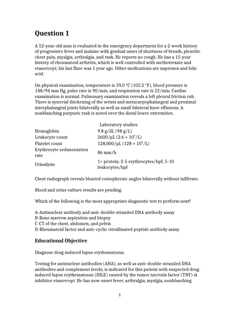 MKSAP 16 Rheumatology | PDF