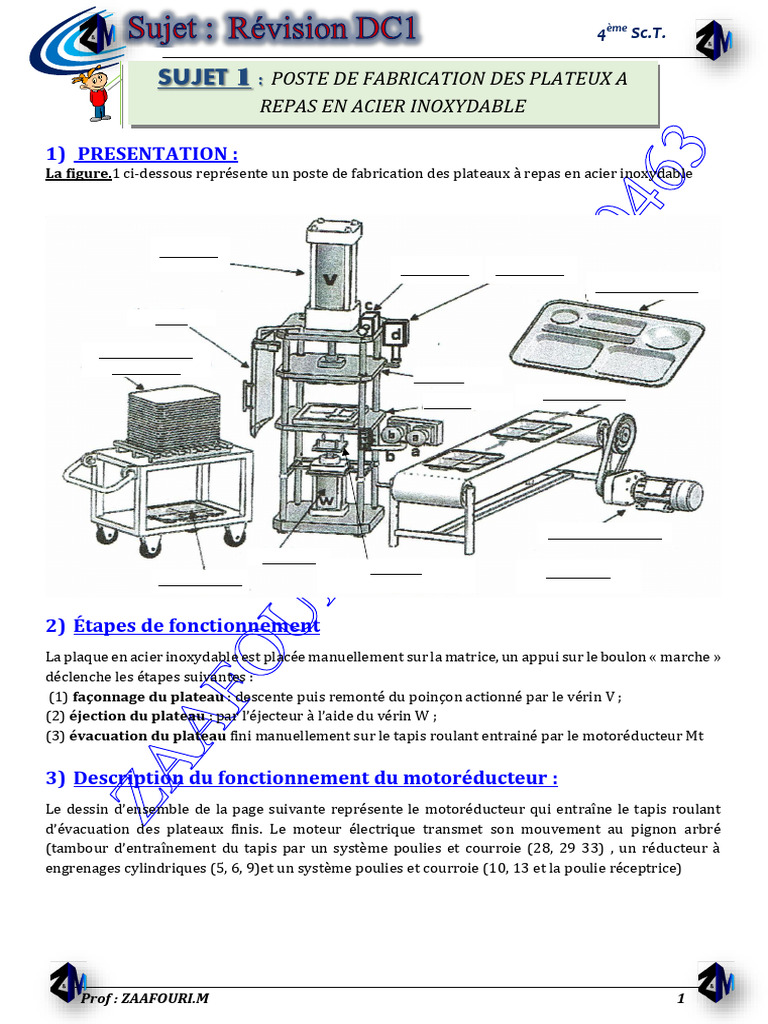 Sujet: 1) Presentation | PDF